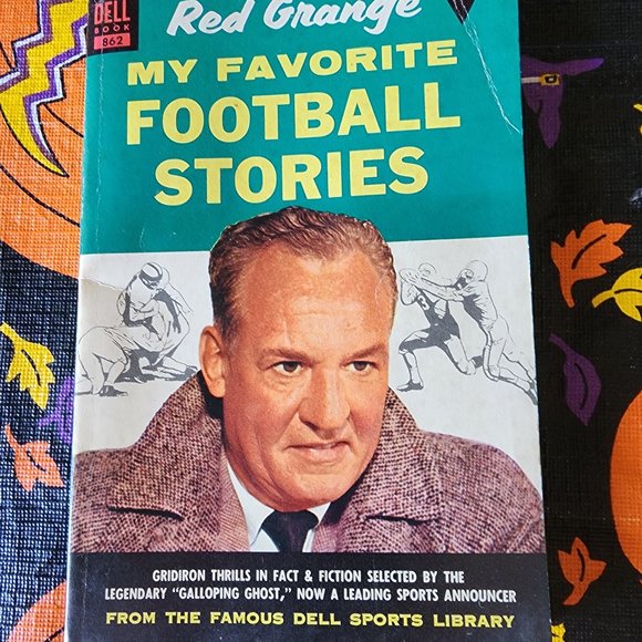 Dell NFL Football Book 1955 | Other | Vintage Red Grange My Favorite ...